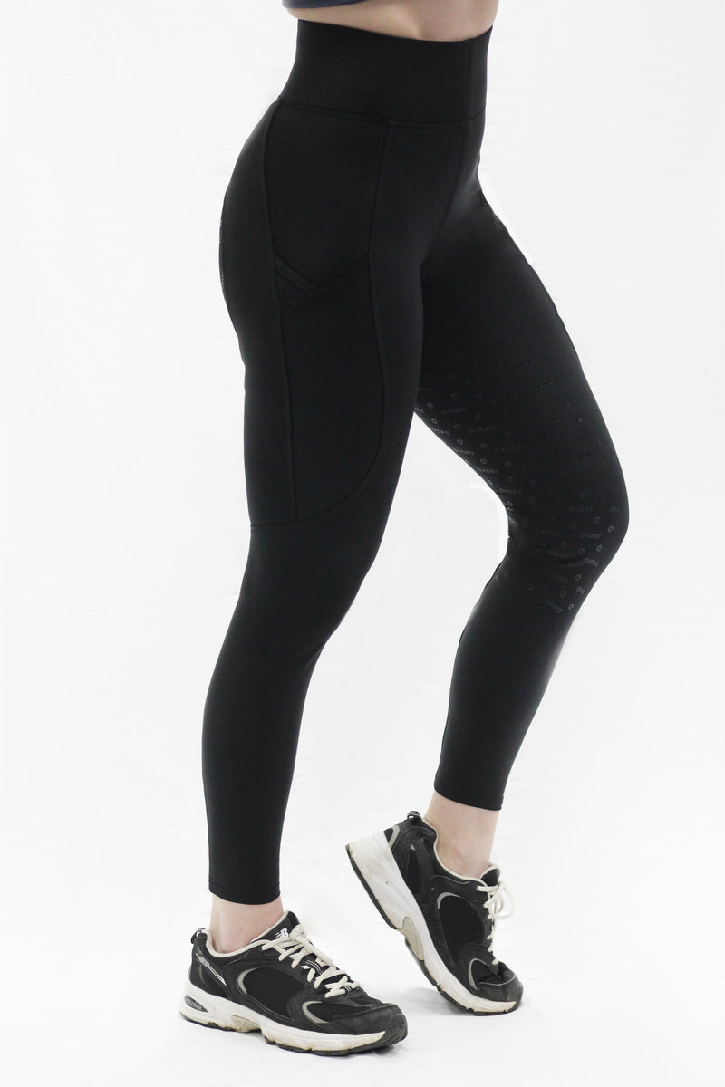 evoke Performance Riding Leggings - Full Seat - Black – Evoke Country & Equestrian