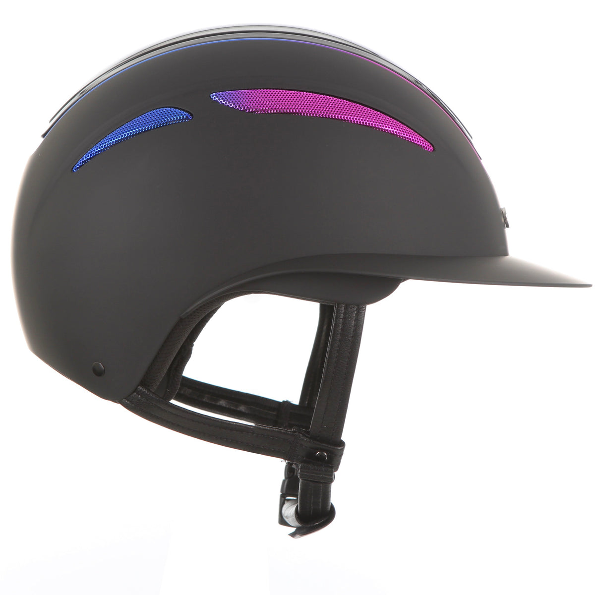 Callisto Wide Peak Helmet In Black Crystal – Evoke Country & Equestrian