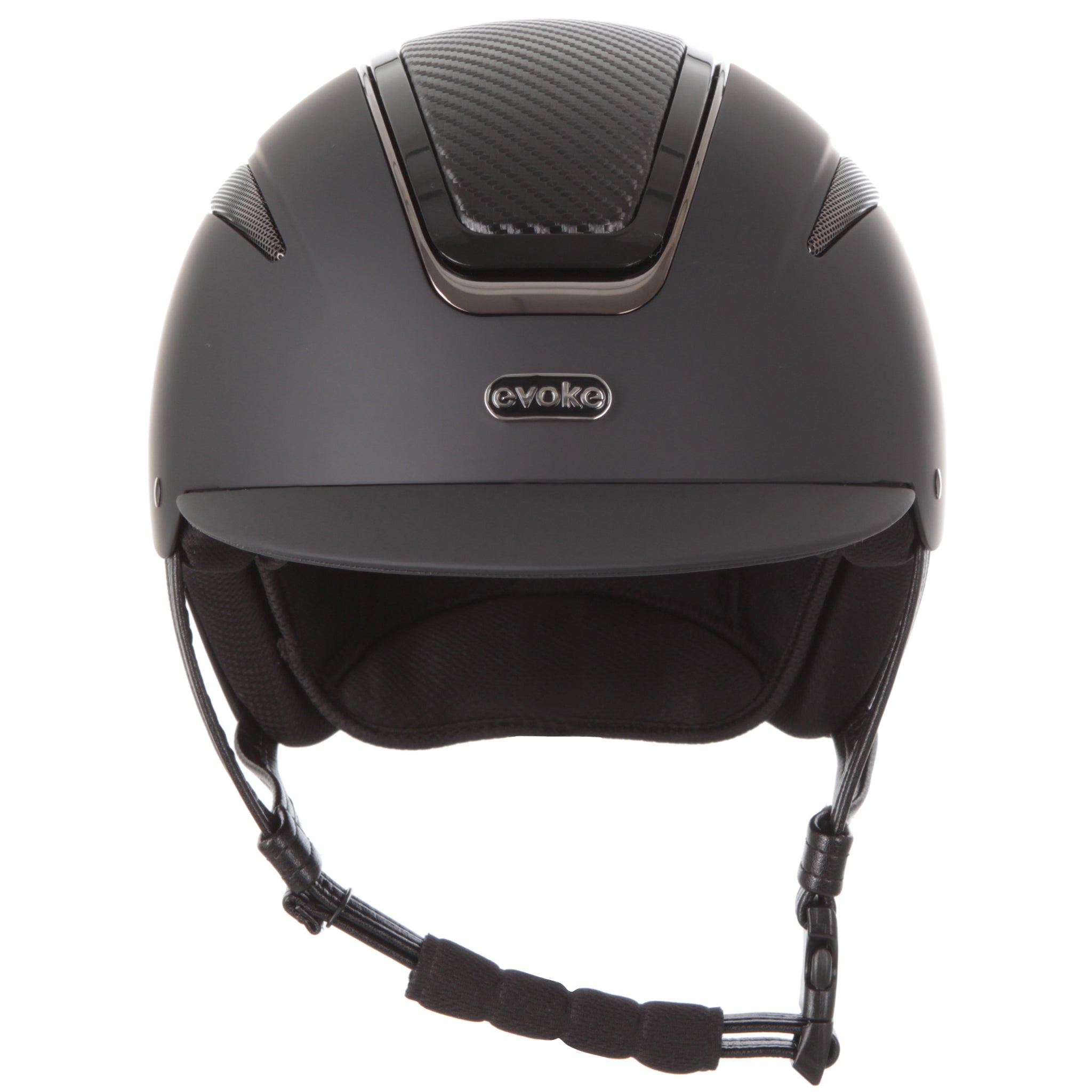 Callisto Classic Peak Helmet In Black Carbon Gunmetal – Evoke Country ...