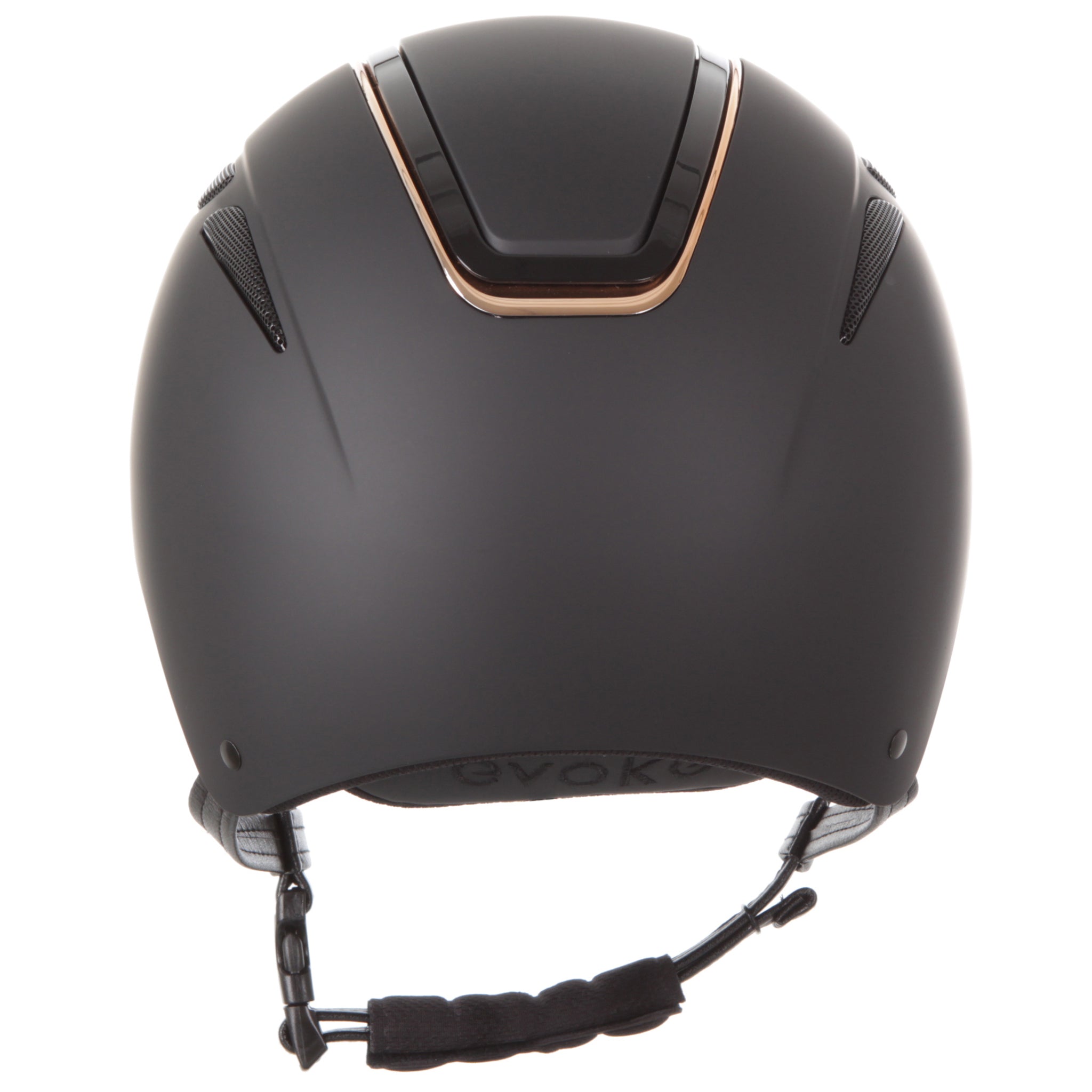 Callisto Classic Peak Helmet In Black Rose Gold – Evoke Country ...