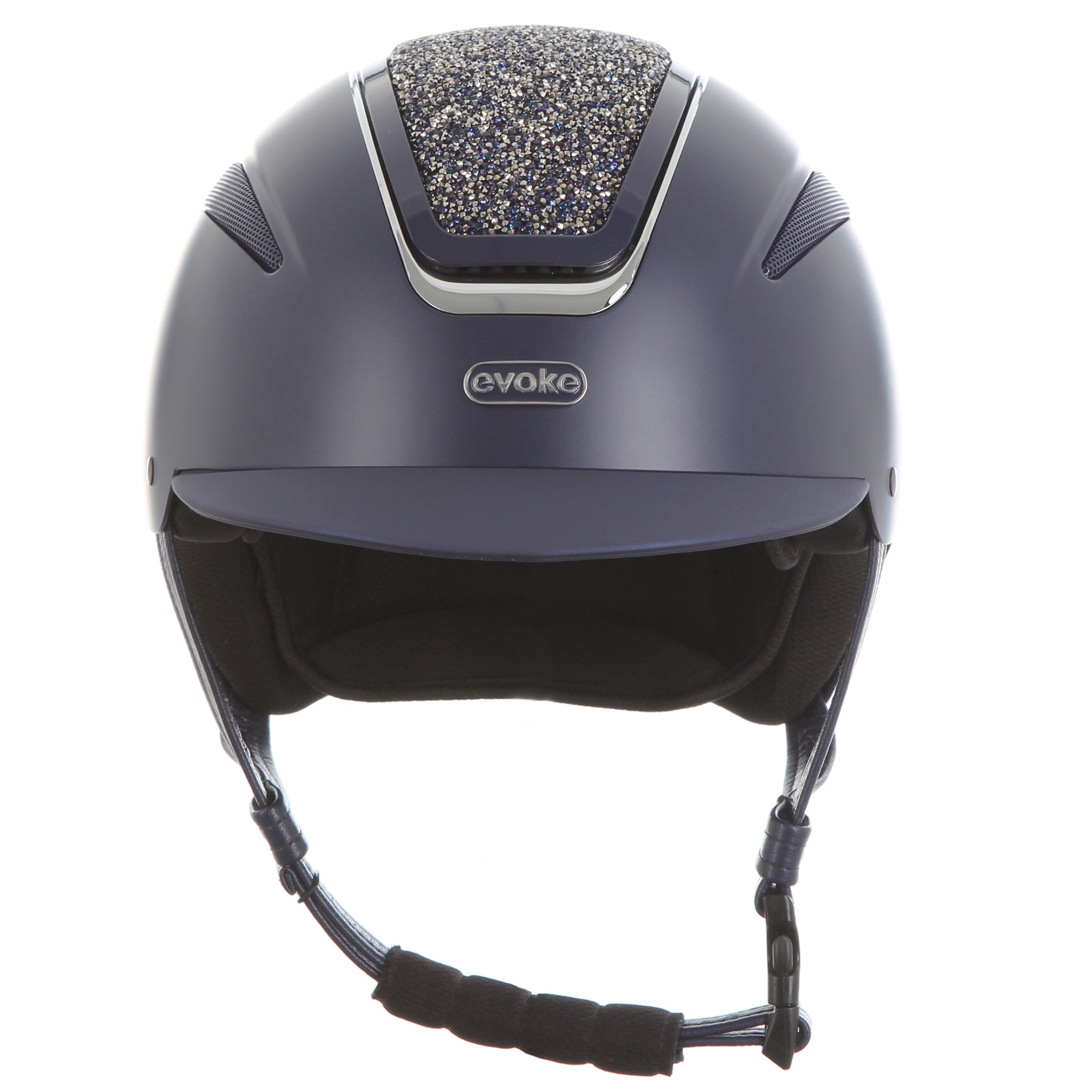 Callisto Classic Peak Helmet In Navy Crystal – Evoke Country & Equestrian