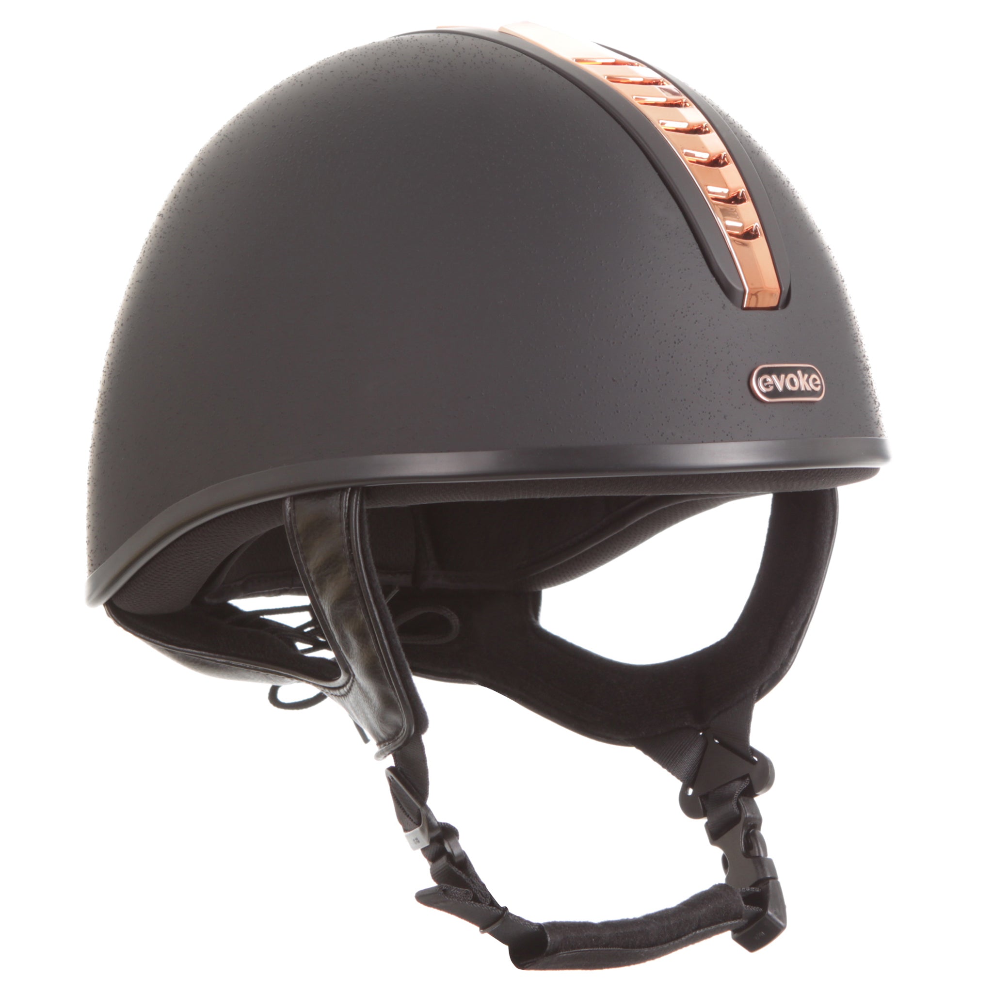 Orion Jockey Skull Helmet In Black Rose Gold – Evoke Country & Equestrian