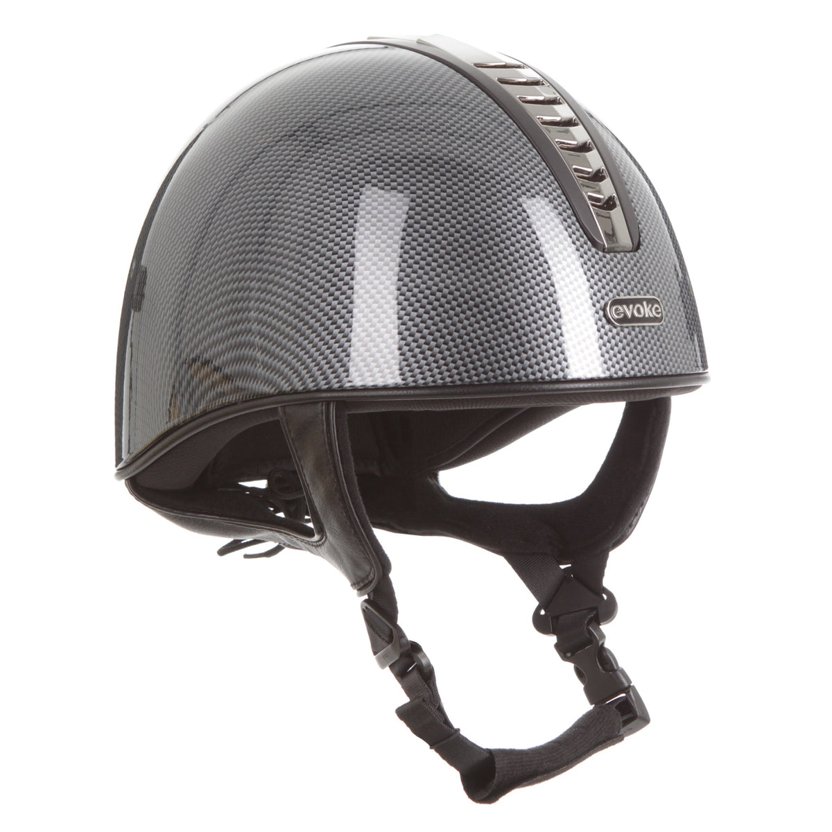 Orion Jockey Skull Helmet In High Shine Carbon Gunmetal Black – Evoke Country & Equestrian